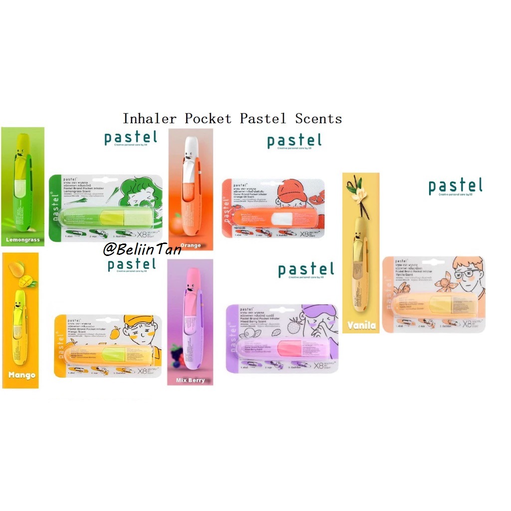 Jual Pastel Pocket Scent Inhaler Thailand | Shopee Indonesia
