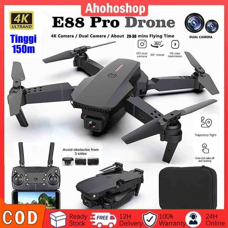 Jual Smart Drone E88/E99 Pro 4K Dual Kamera HD Shoot WiFi FPV Indoor Outdoor Mini RC Camera ...