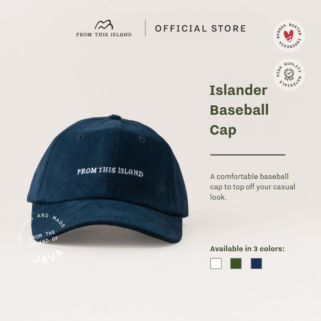 Jual From This Island Islander Baseball Cap | Shopee Indonesia