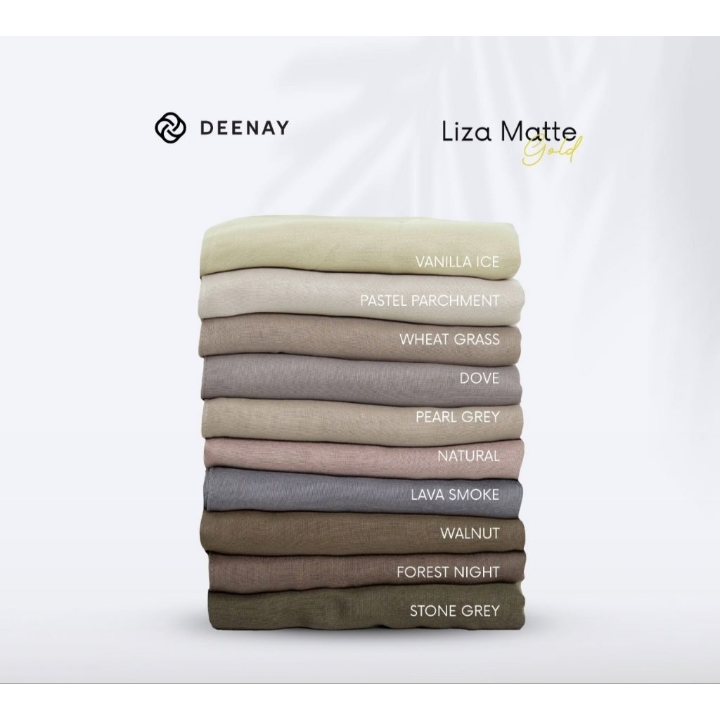 Jual ( PRODUK LIVE ) DEENAY LIZA SERIES LOGO BARU + MATTE GOLD | Shopee ...