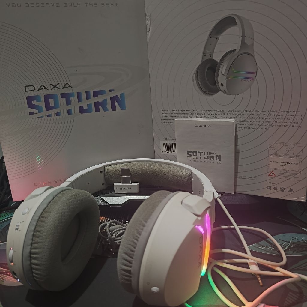 Jual Rexus Daxa Saturn ST1 / ST-1 Wireless Lightweight Gaming Headset ...