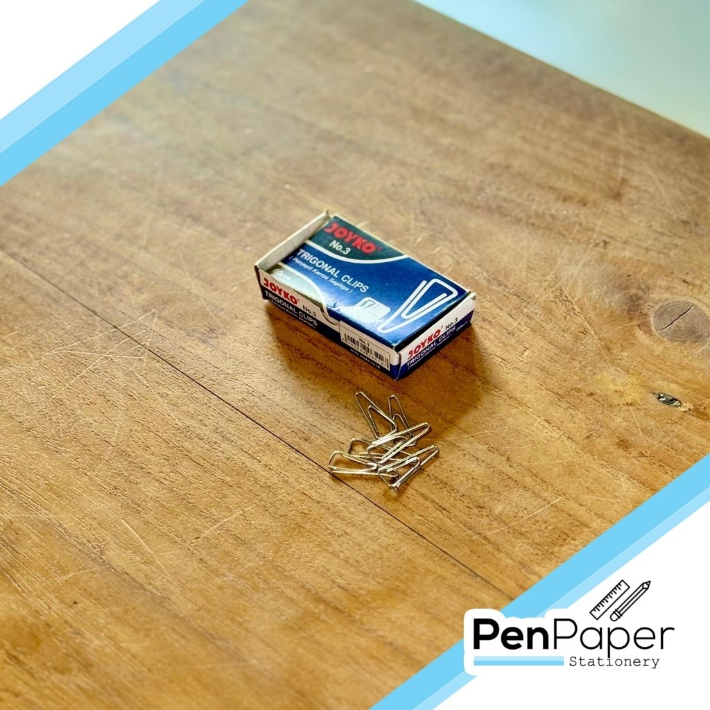 Jual Paper Clip JOYKO Trigonal Clips No. 3 Klip Kertas | Shopee Indonesia