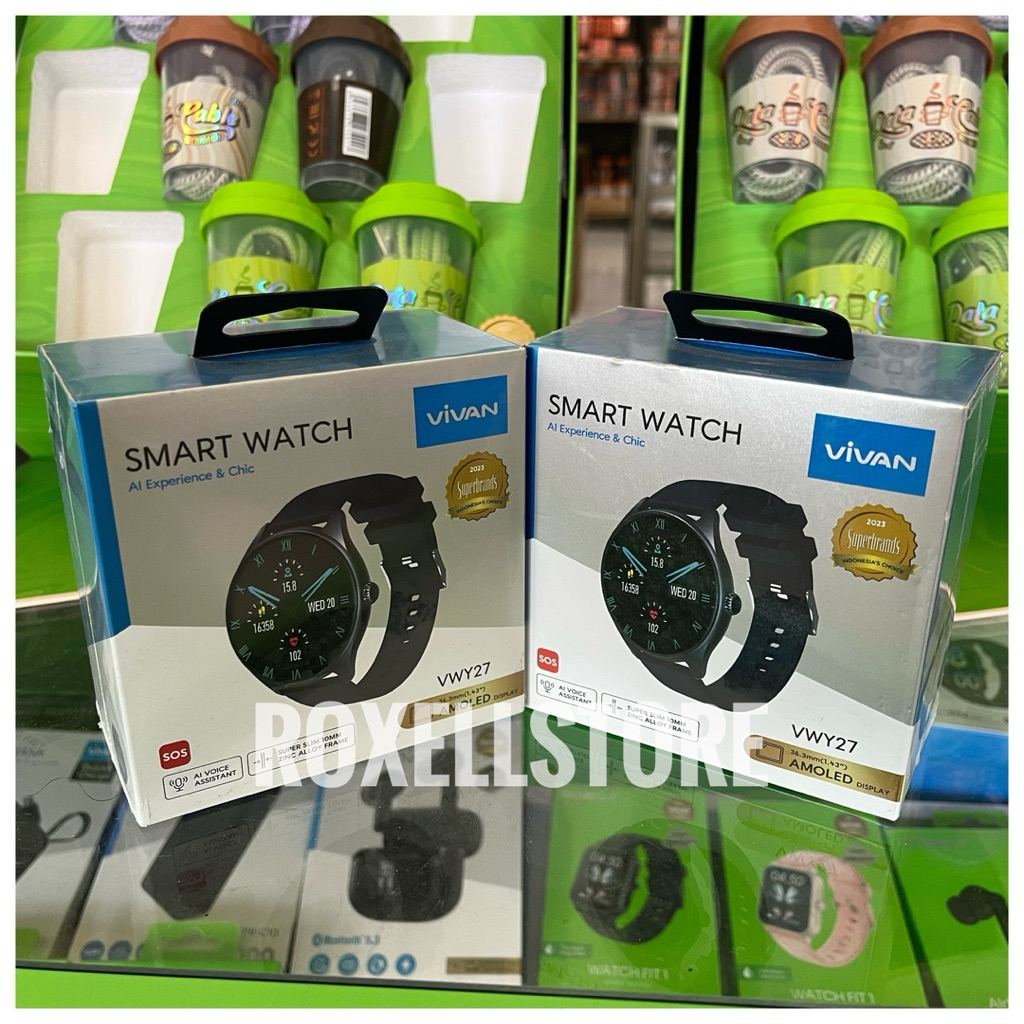Jual Vivan Smartwatch VWY27 Amoled Jam Tangan Pintar Waterproof ...