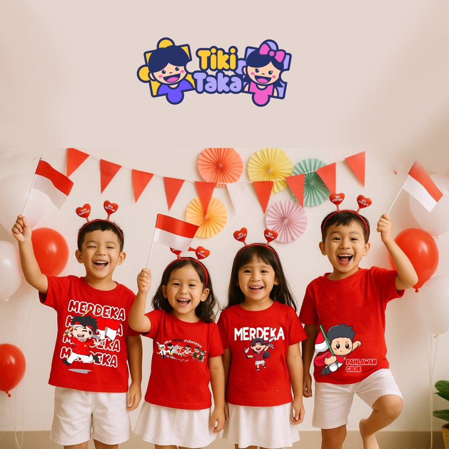 Jual Baju Kemerdekaan 17 Agustus Anak laki-laki dan perempuan usia 1-10 ...