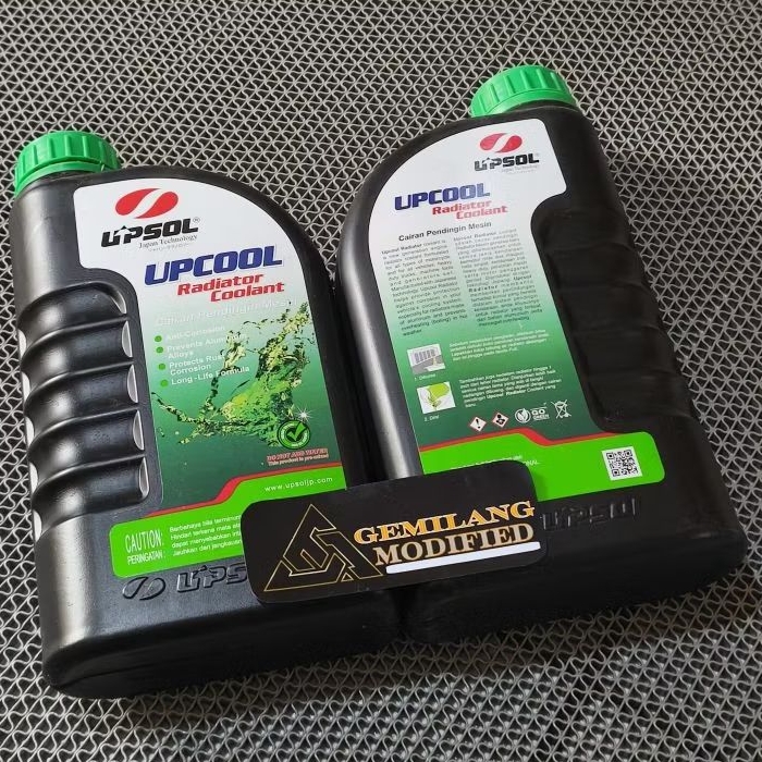 Jual AIR RADIATOR COOLANT UPSOL 1LITER | Shopee Indonesia