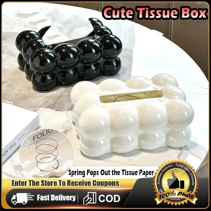 Jual Kotak Tisu Awan Aestethic Tissue Box Ornamen Meja Ruang Tamu Rumah ...