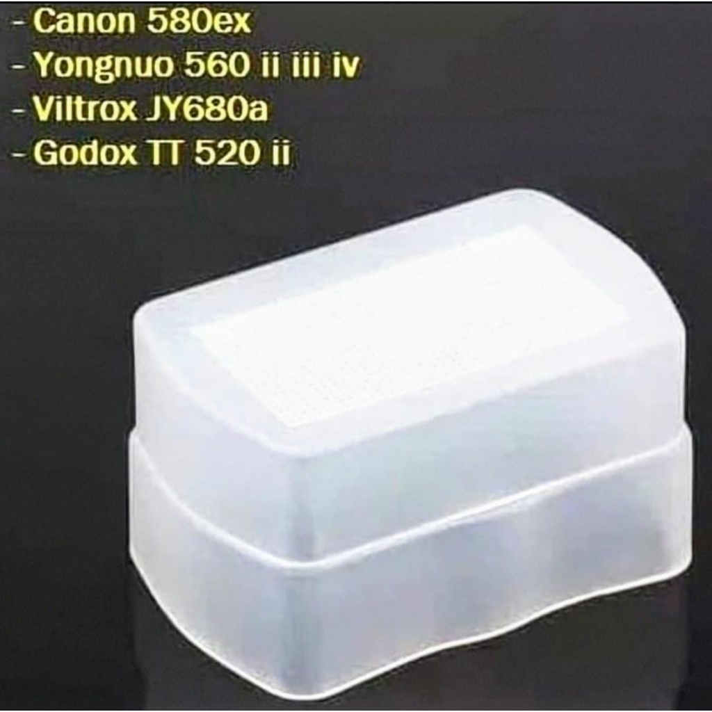 Jual Diffuser Flash Omni Bounce lampu flash Godox TT520 II TT560 II ...