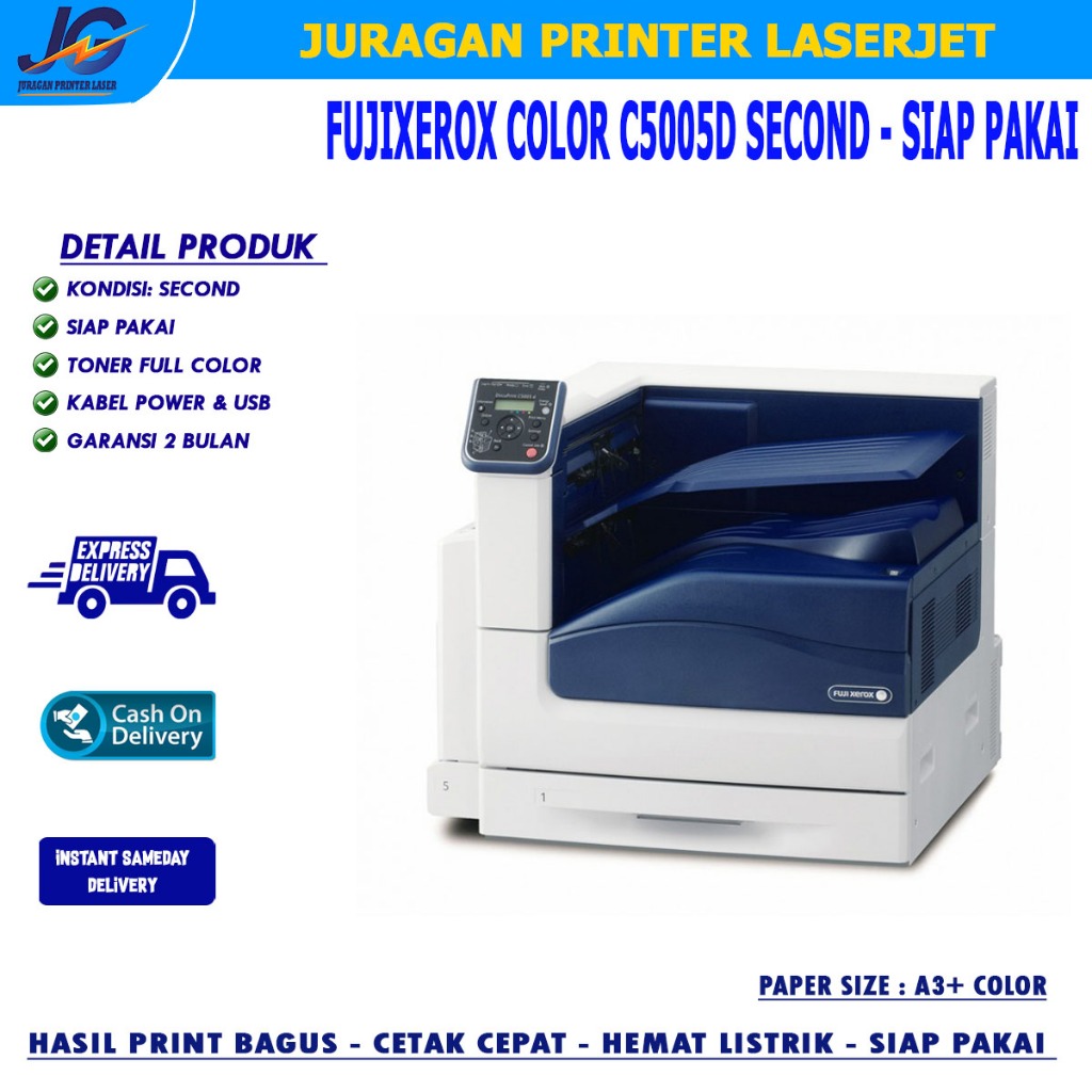 Jual Fuji Xerox DocuPrint C5005d A3 Color Laser Printer – Cepat & Tajam, Cocok untuk Percetakan ...