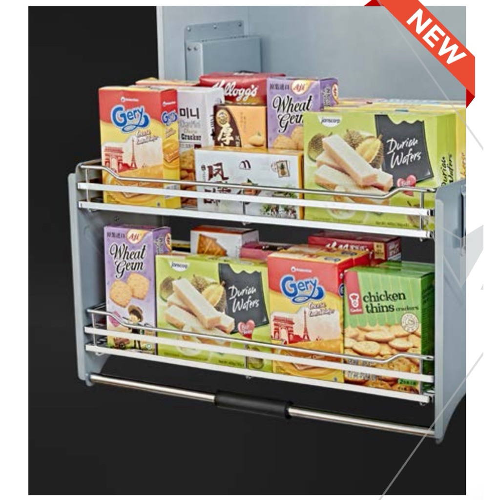 Jual VITCO Soft Close PULL DOWN Multipurpose Rack / Rak tarik dapur ...