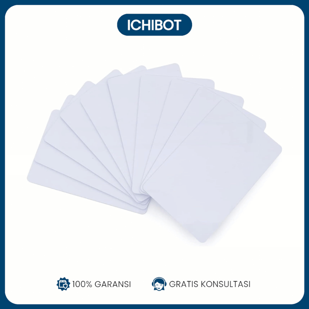Jual 13.56MHZ RFID Kartu S50 Putih Card 13.56 MHz 8Kbit IC | Shopee ...