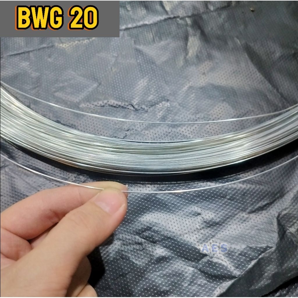 Jual Kawat Seng BWG 20 (0.8mm) +/- 226 meter perkilogram | Shopee Indonesia