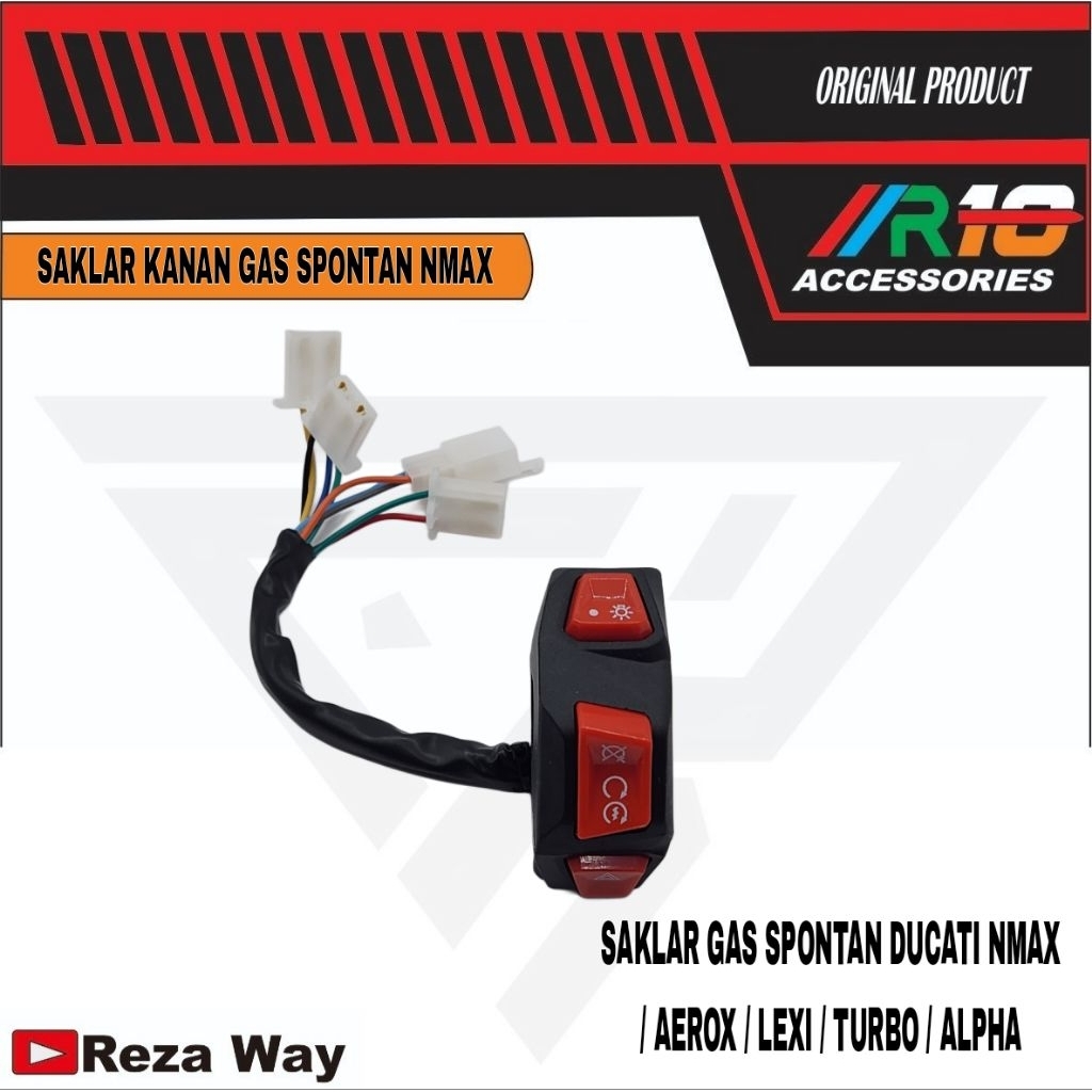 Jual SAKLAR KANAN GAS SPONTAN NMAX / AEROX / NMAX TURBO / NMAX NEO ...