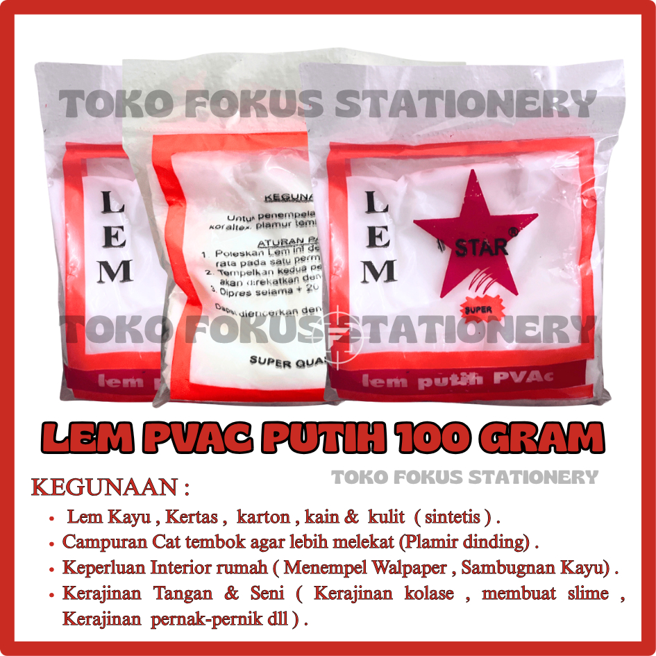 Jual Lem PVAC / Lem Kayu Putih Pvac / Lem PVac 100 gram / Lem PVAc Kayu ...