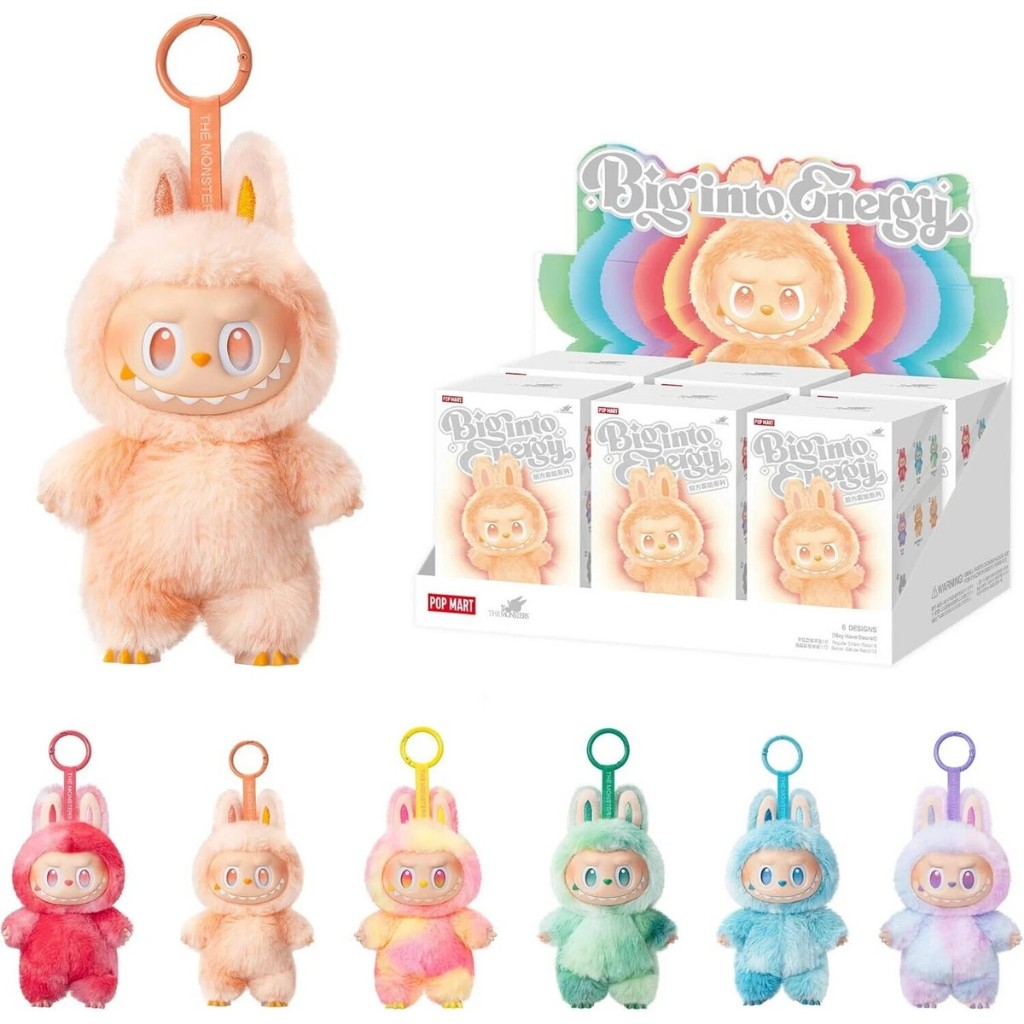 Jual Labubu V3 THE MONSTERS - Big Into Energy Plush Official Pop Mart ...