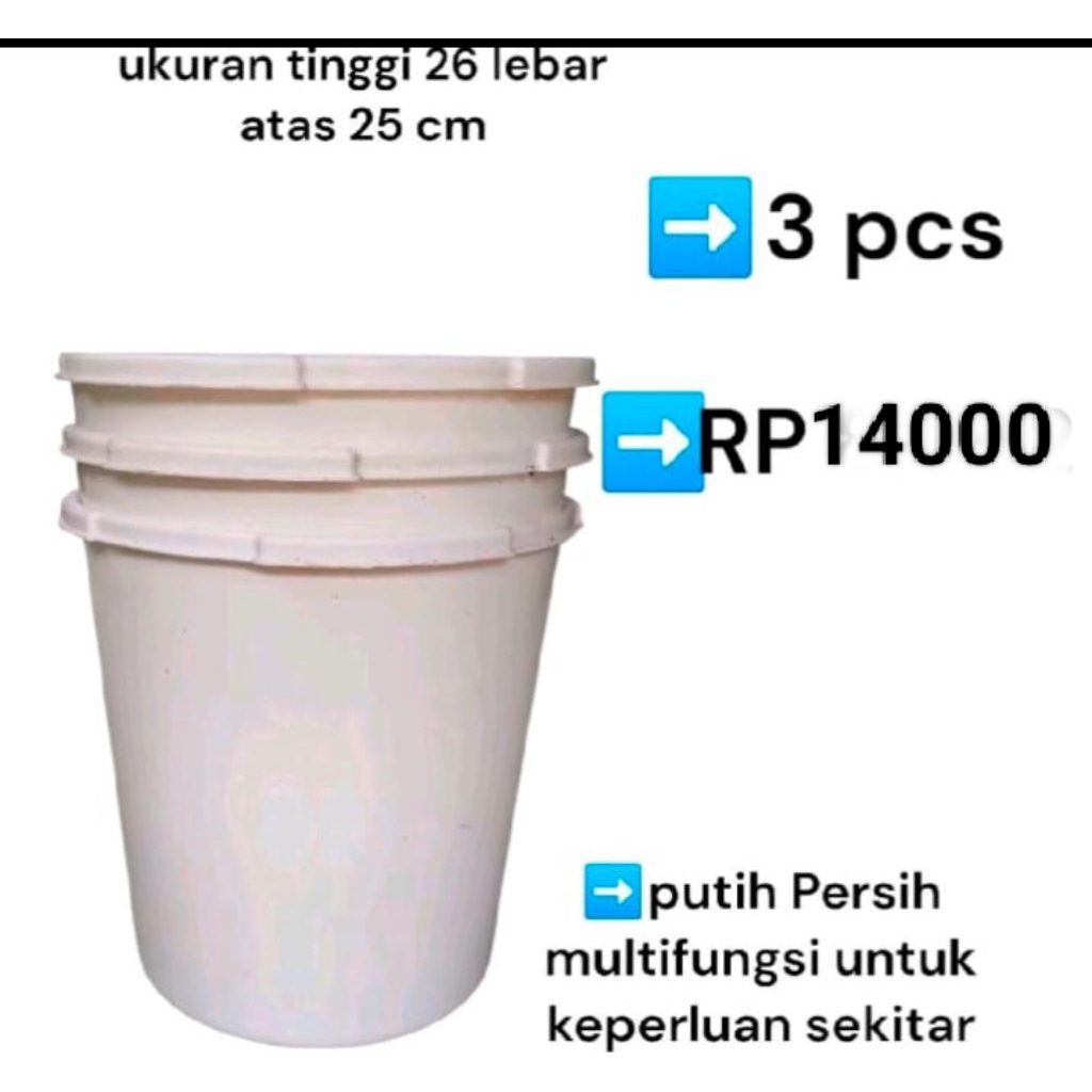 Jual ember, Es krim warna putih | Shopee Indonesia