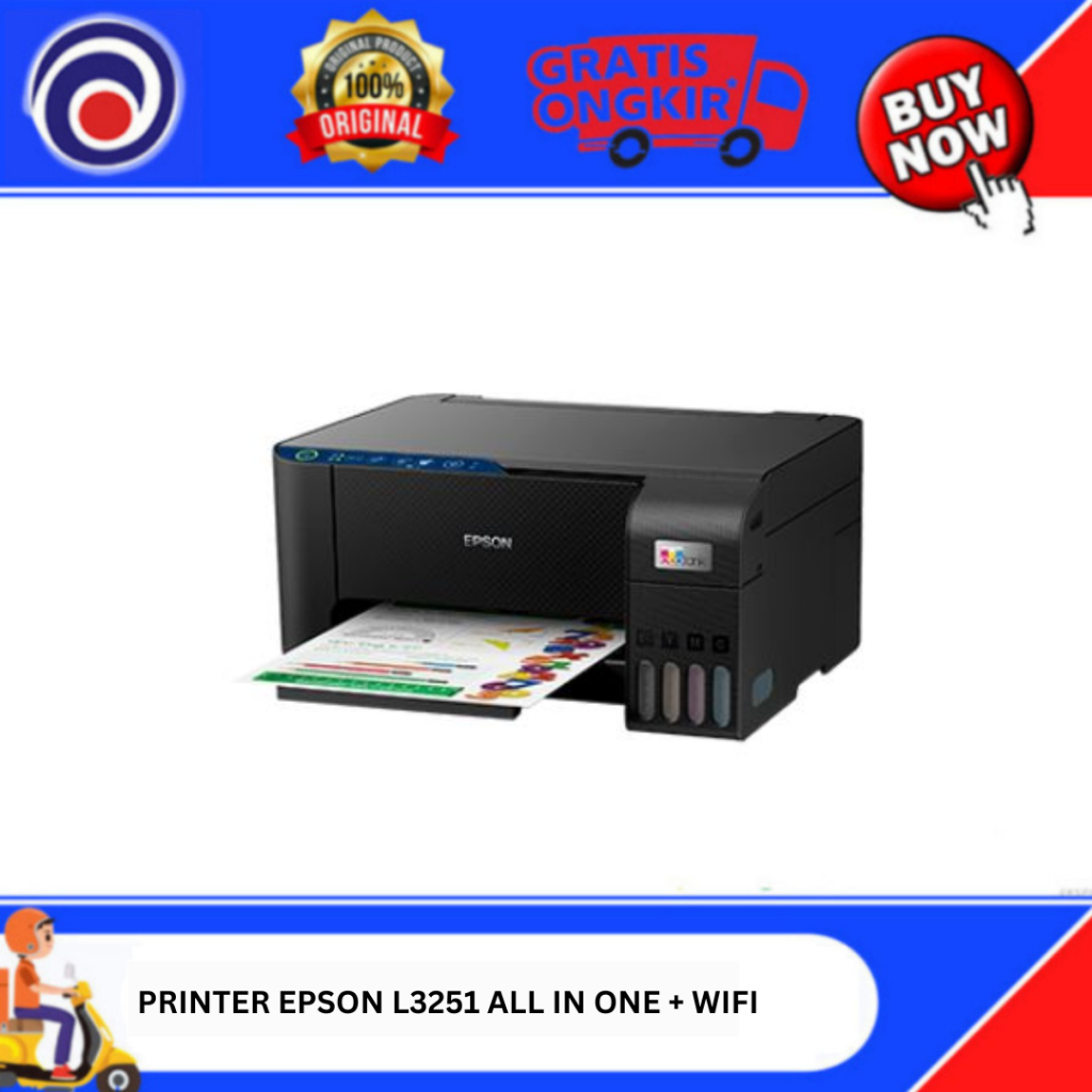 Jual PRINTER EPSON L3251 ALL IN ONE + WIFI | Shopee Indonesia