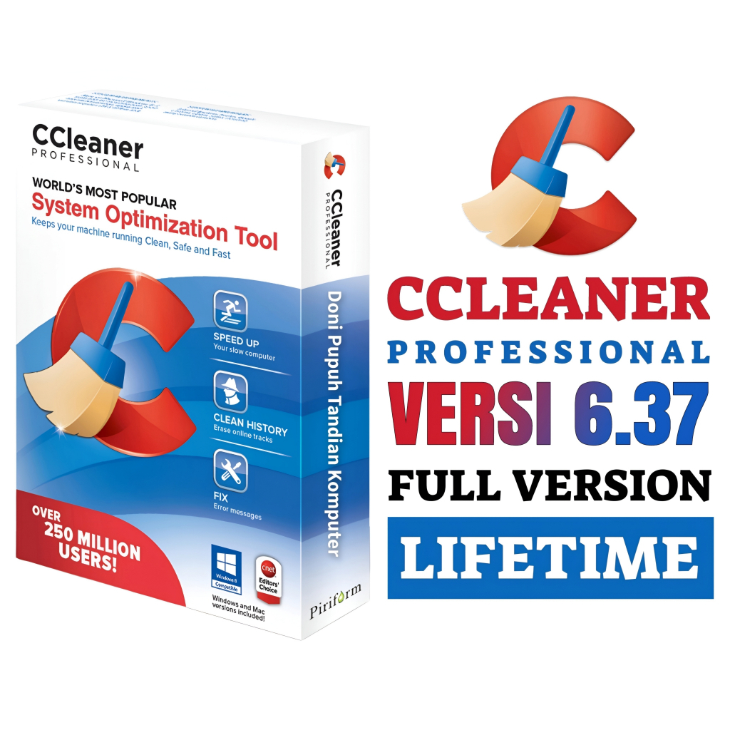 Jual CCleaner Professional Terbaru Full Version Lifetime + Video Cara ...