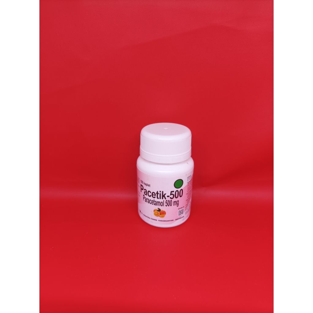 Jual Pacetik - 500 Paracetamol isi 100 Kaplet Botol | Shopee Indonesia