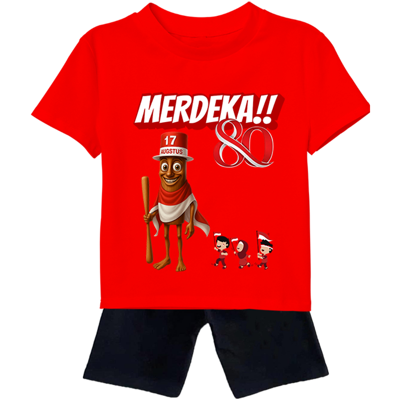 Jual EDISI TERBARU 2025 BAJU KEMERDEKAAN RI 17 AGUSTUS Setelan Lengan ...