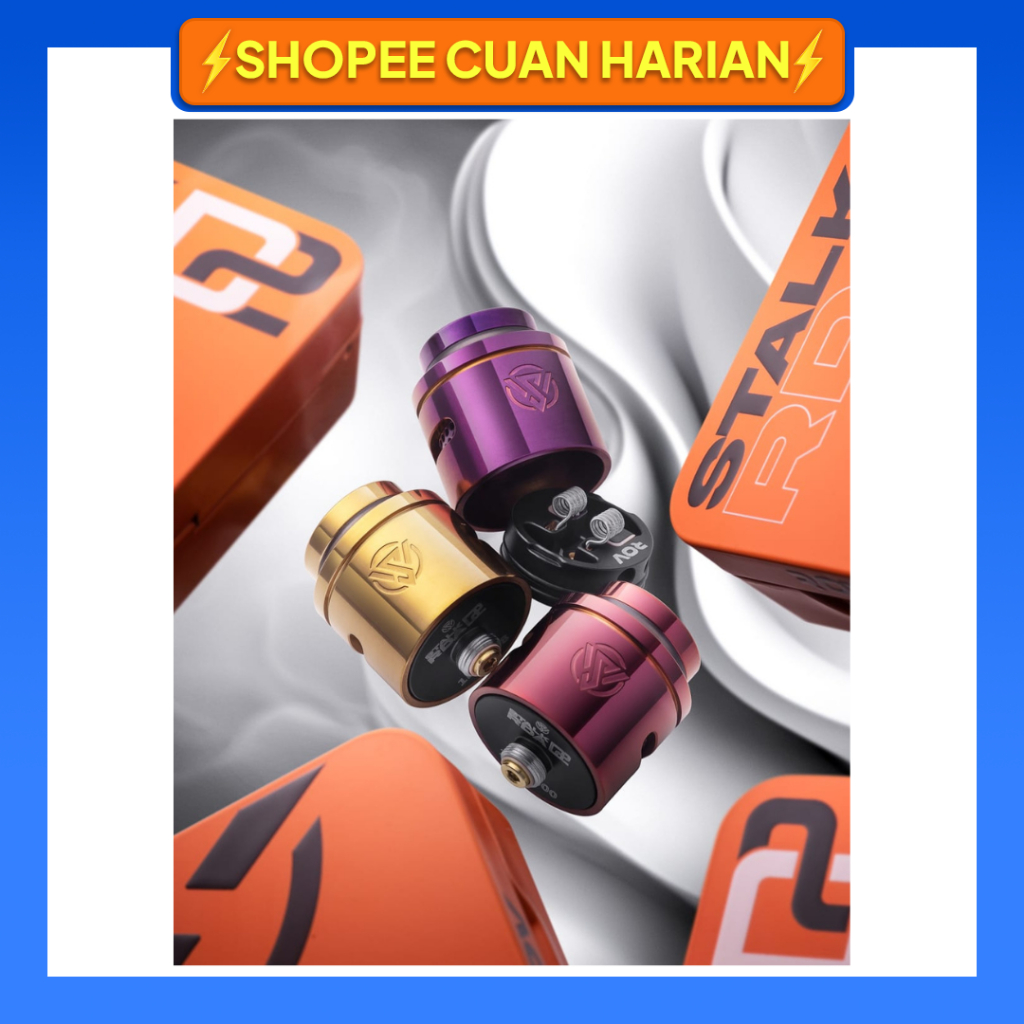 Jual STALK D2 RDA 24MM DUAL COIL BY REPUBLIC OF VAPE X VAPES HOUSE ...