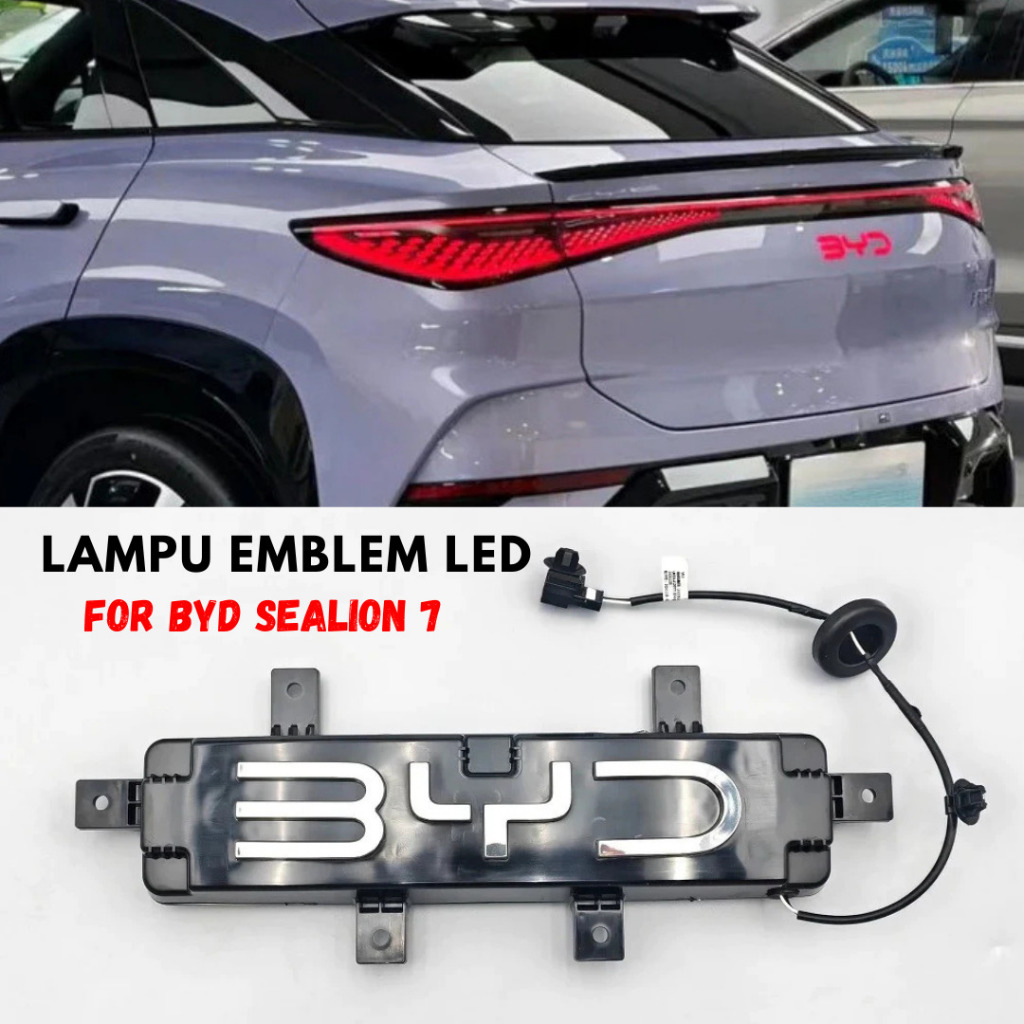 Jual LED Tail Rear Emblem Light Logo BYD Lampu Belakang Emblem LED For ...