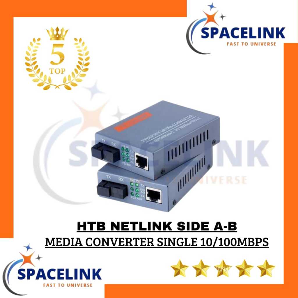 Jual HTB 3100 A dan B Fiber Optical Media Converter HTB 3100 Netlink 10 ...