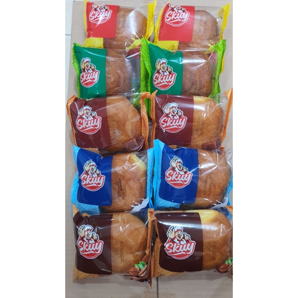 Jual ( Paket 10pcs ) Roti Skuy Burger Banyak Varian | Shopee Indonesia