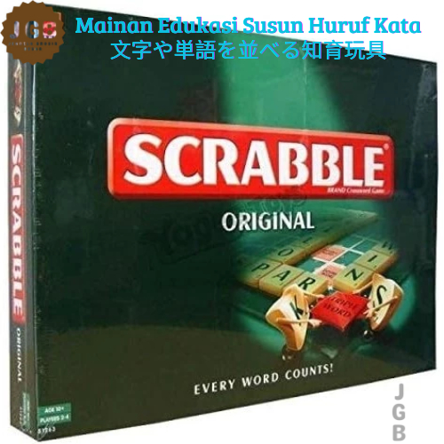 Jual Mainan Edukasi Susun Huruf Kata Scrabble - Permainan Papan ...