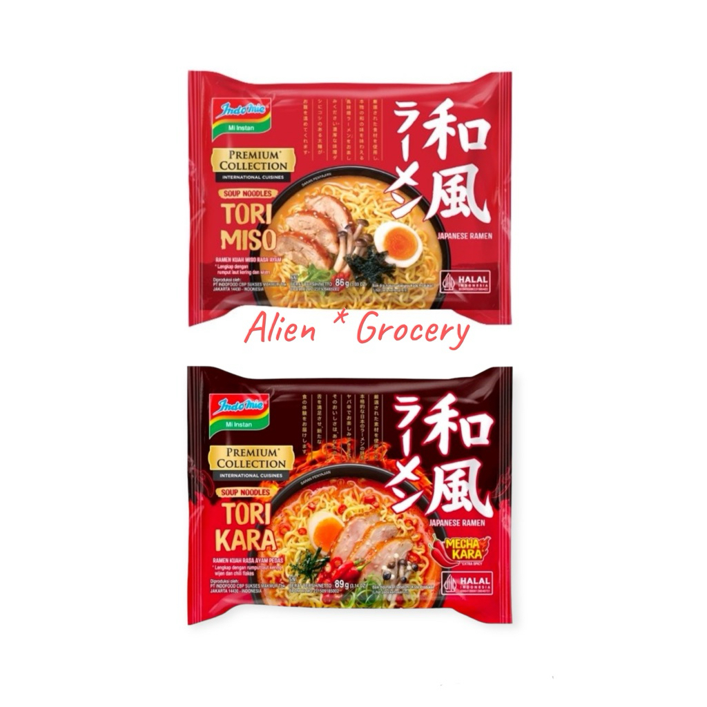 Jual INDOMIE Premium Collection Tori Kara Pedas Miso Japanese Ramen ...