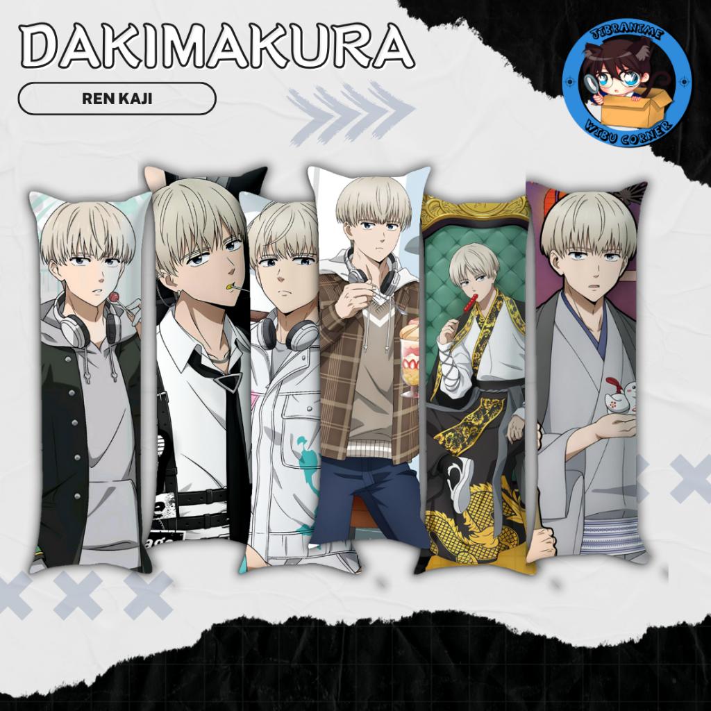 Jual Dakimakura anime Ren Wind Breaker / guling ukuran 20x60 cm gambar ...