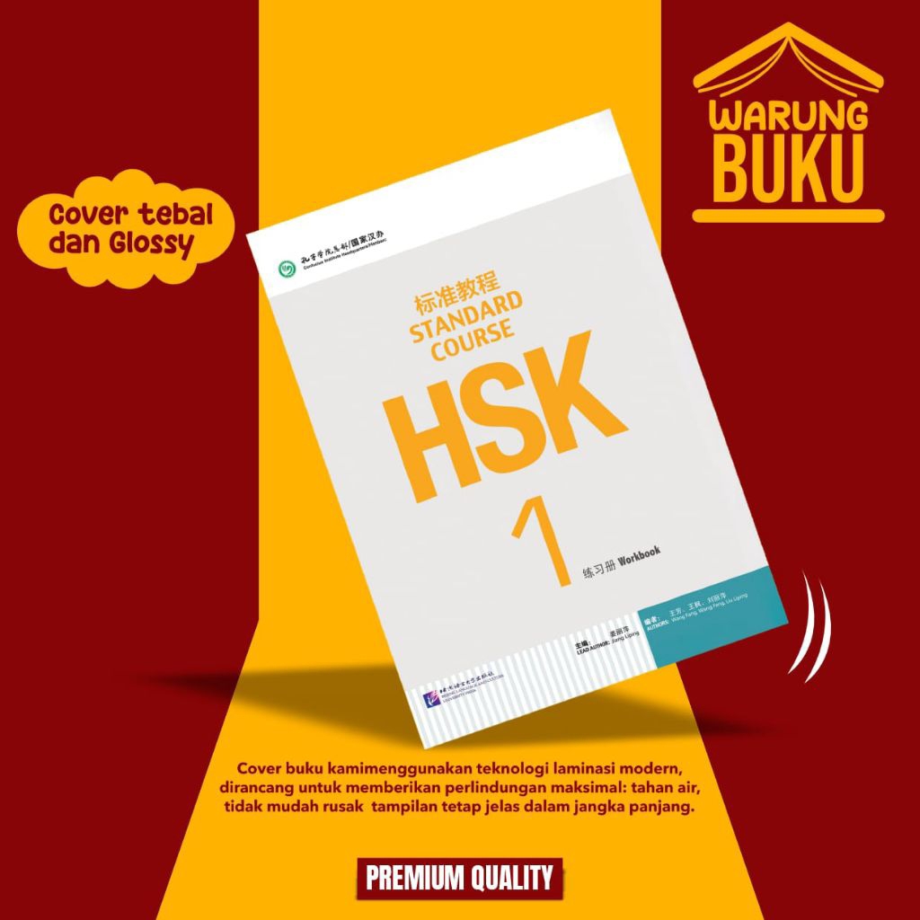 Jual Buku belajar Bahasa Mandarin Hsk 1 TextBook/WorkBook. Ukuran A4 | Shopee Indonesia