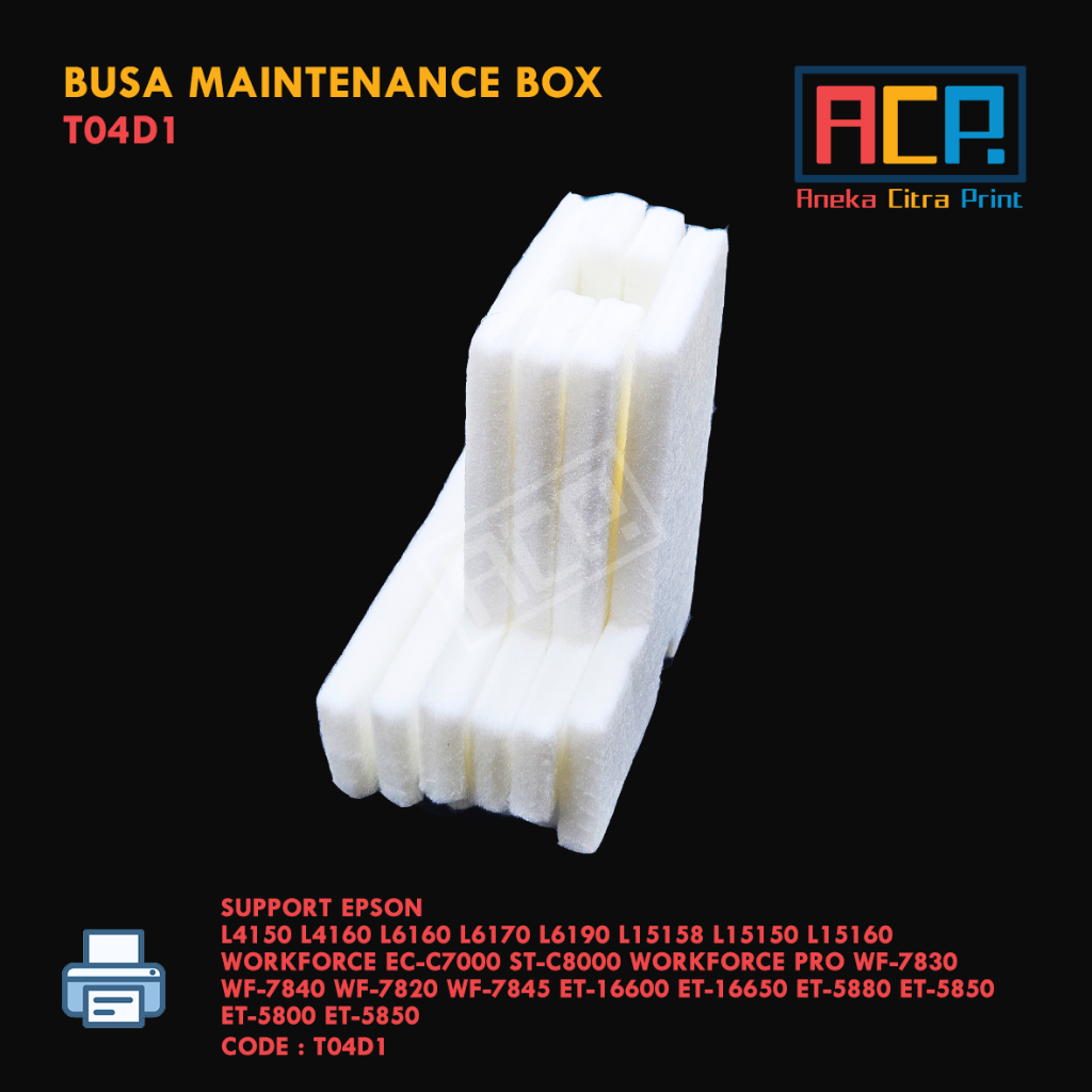 Jual Busa Maintenance Box T04D1 - Busa Ink Pad EpsonL4150 L4160 L6160 ...
