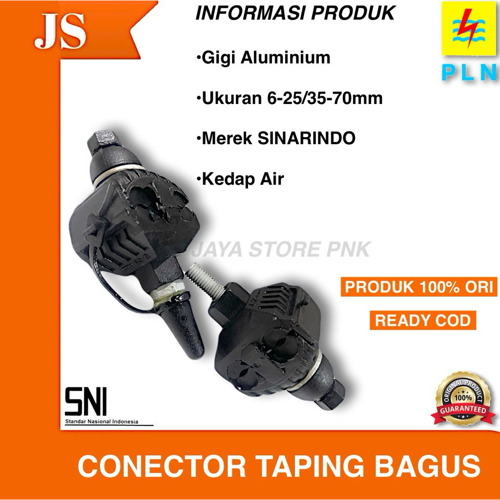 Jual KONEKTOR TAPPING KABEL TC SR TWIST PLN HARGA PER 1 PCS CONECTOR ...