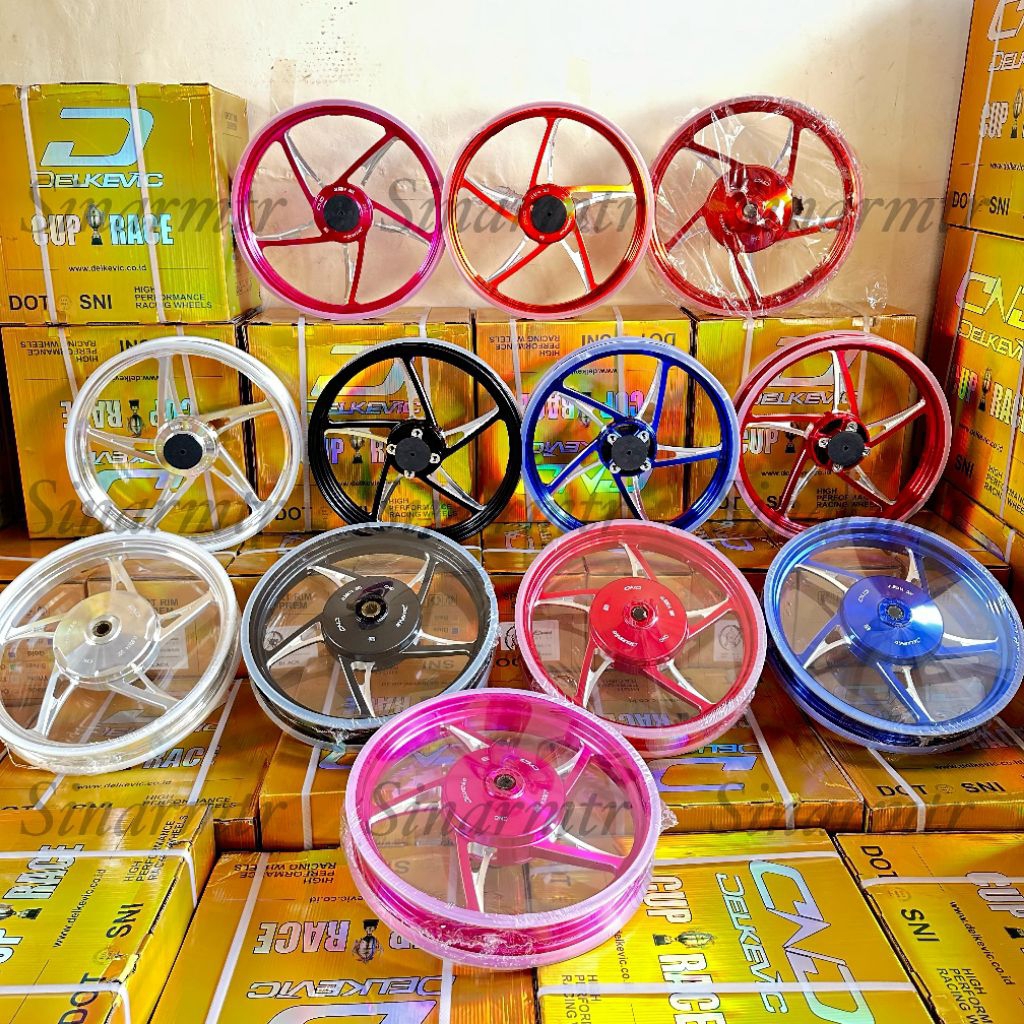 Jual DELKEVIC ORIGINAL VELG RACING CNC K-5R KZR VARIO 125/150 VARIO 110 BEAT SCOOPY MIO SPORTY ...