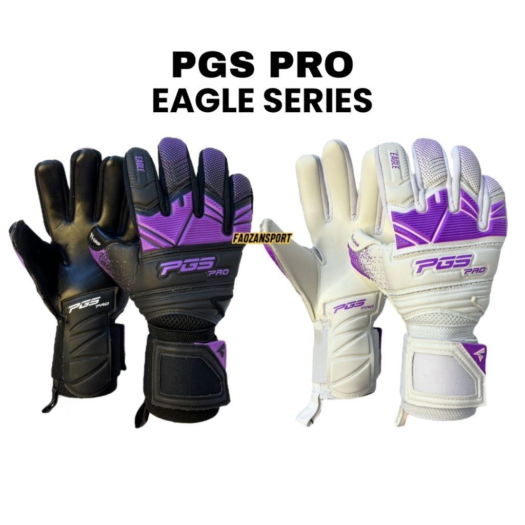 Jual sarung tangan pgs pro eagle series Black purple White purple ...