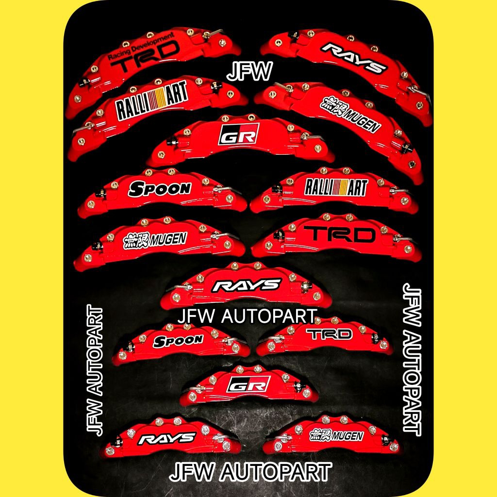 Jual Cover kaliper brake caliper universal untuk mobil KUALITAS SUPER ...