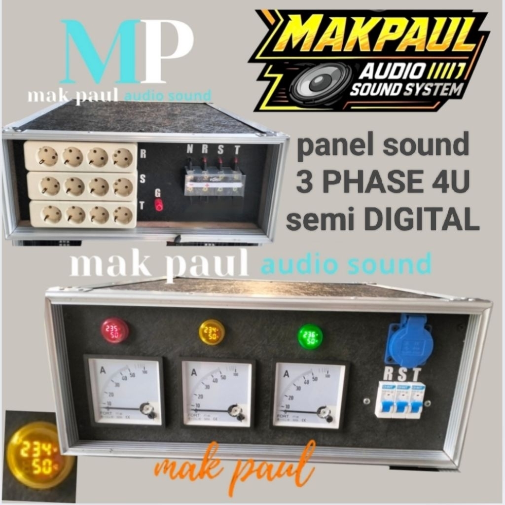 Jual Panel listrik genset 3 PHASE semi DIGITAL panel Sound System | Shopee Indonesia