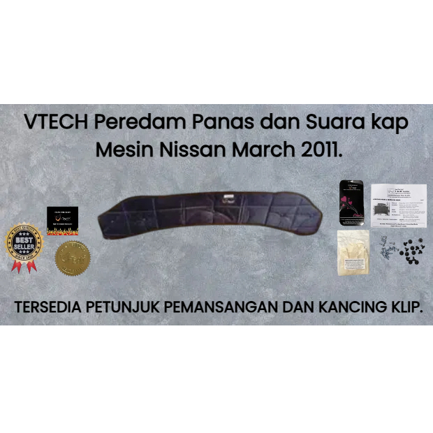Jual NISSAN MARCH VTECH Peredam Panas dan Suara Kap Mesin. | Shopee ...
