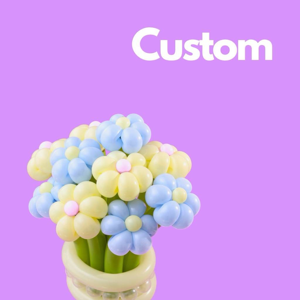 Jual [custom] bunga balon / graduation kalloon 3 tangkai daisy ...