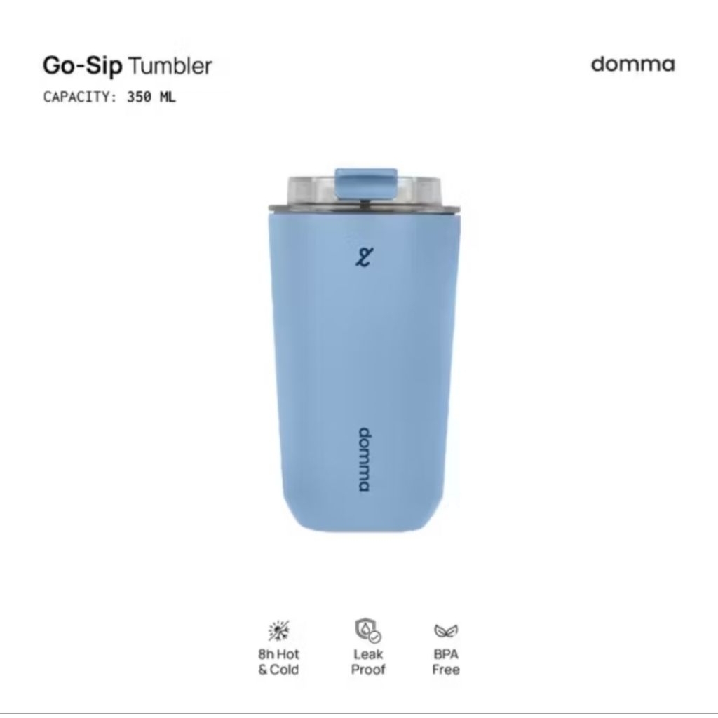 Jual DOMMA GO-SIP Tumblr 350ml | Shopee Indonesia