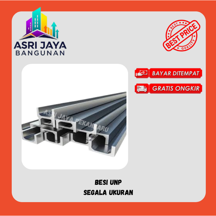 Jual Besi UNP / profil baja U segala macam Ukuran 50mm sampai 100 mm ...