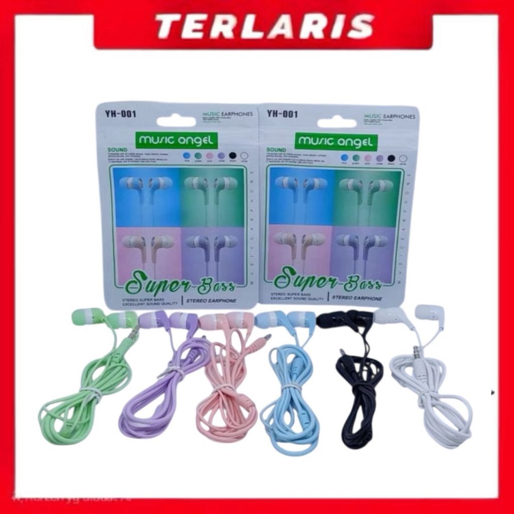 Jual Headset Music Angel Macaron Original Warna Warni | Shopee Indonesia
