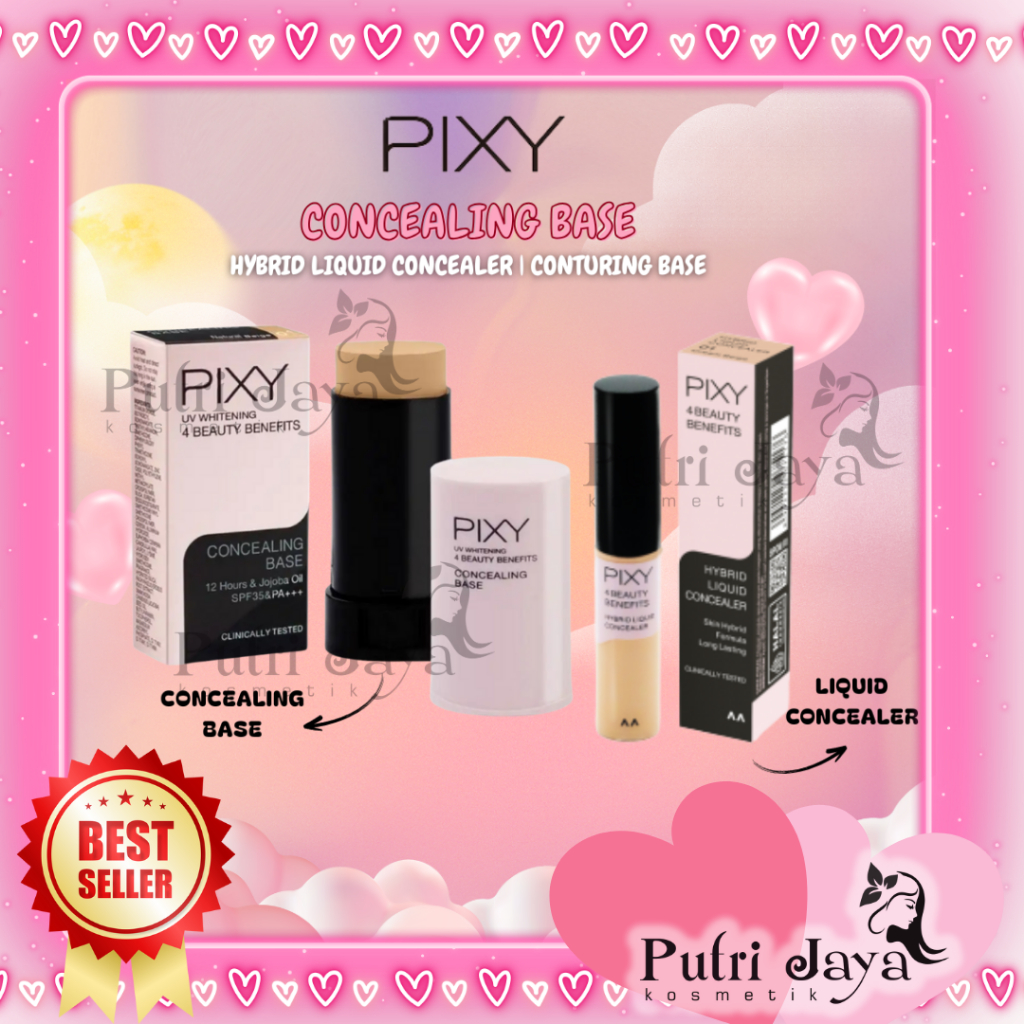 Jual PIXY 4bb CONCEALING BASE | HYBRID LIQUID CONCEALER | CONTOURING ...
