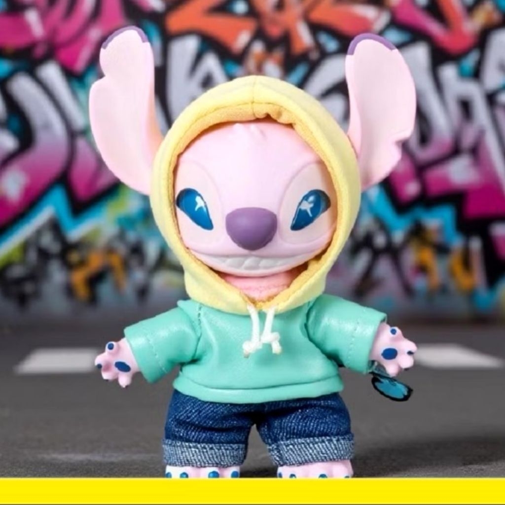 Jual TOP TOY/MINISO - Disney Stitch GenZ Street Collection Vinyl Plush ...