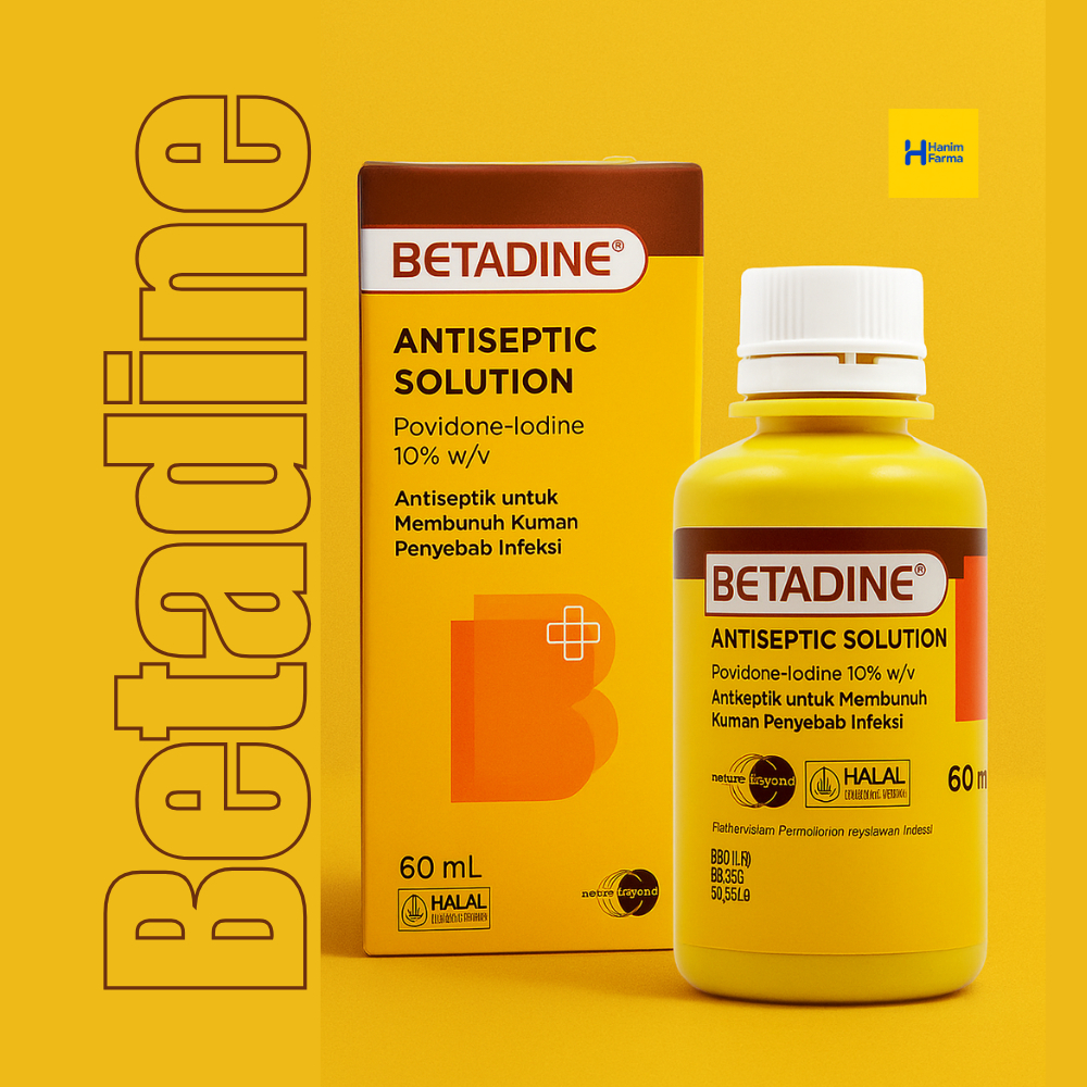 Jual Betadine Antiseptic Solution 60ml - Obat Luka | Shopee Indonesia