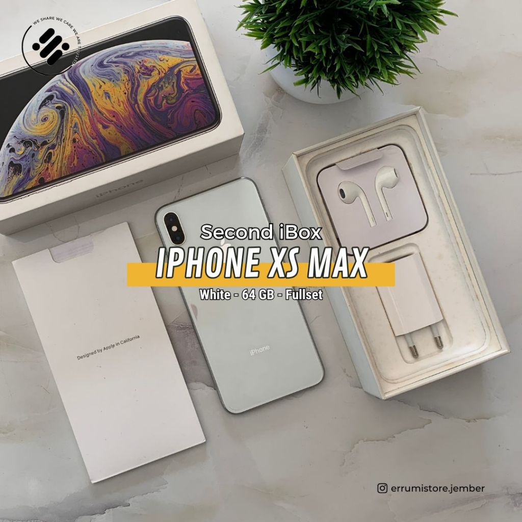 Jual IPHONE XS MAX | 64 GB | IBOX RESMI | Shopee Indonesia