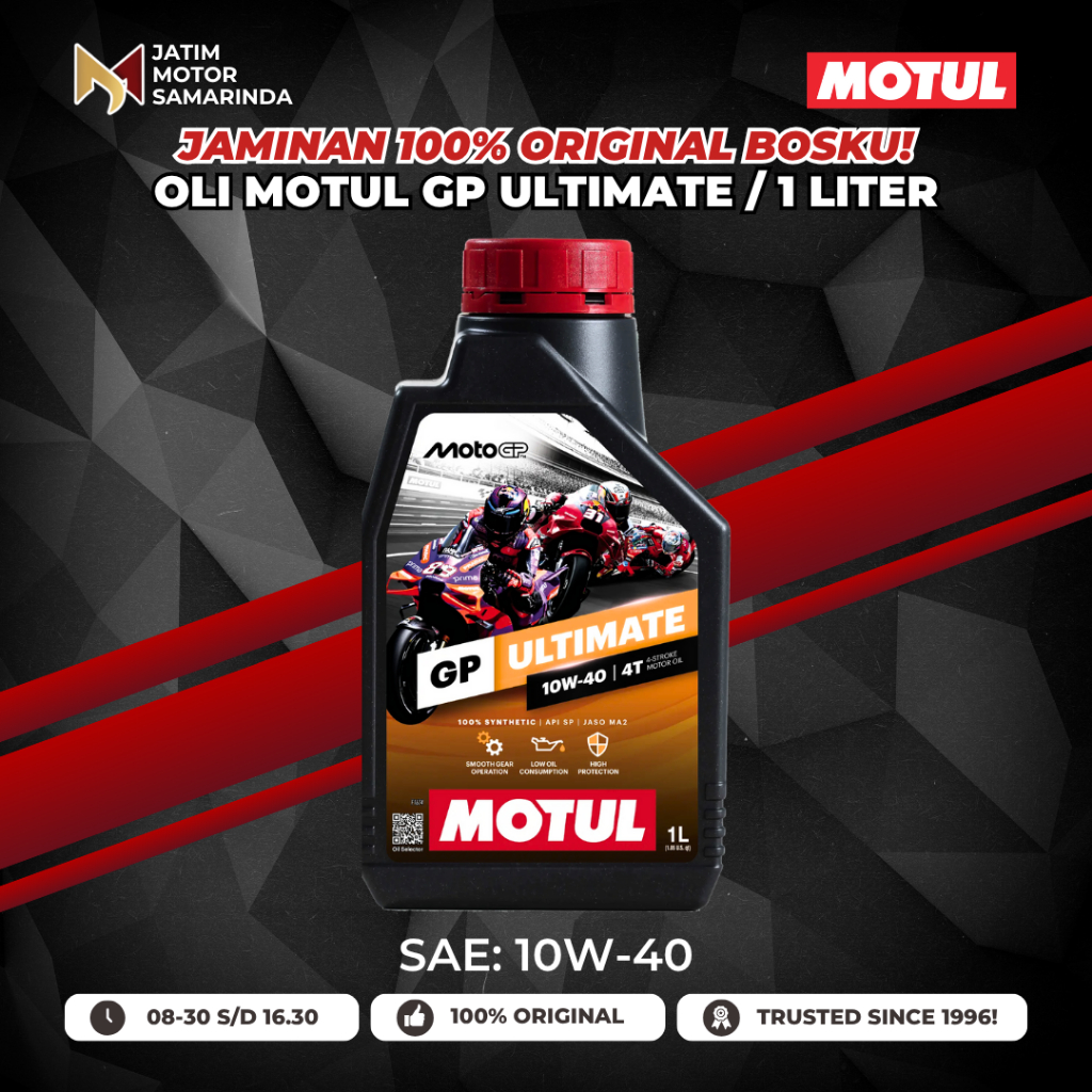 Jual OLI MOTUL GP ULTIMATE 4T 4 TAK MANUAL 10W-40 1000 ML / 1 LT ...