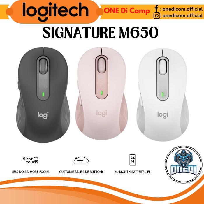 Jual LOGITECH SIGNATURE M650 WIRELESS MOUSE BLUETOOTH SILENT | Shopee ...