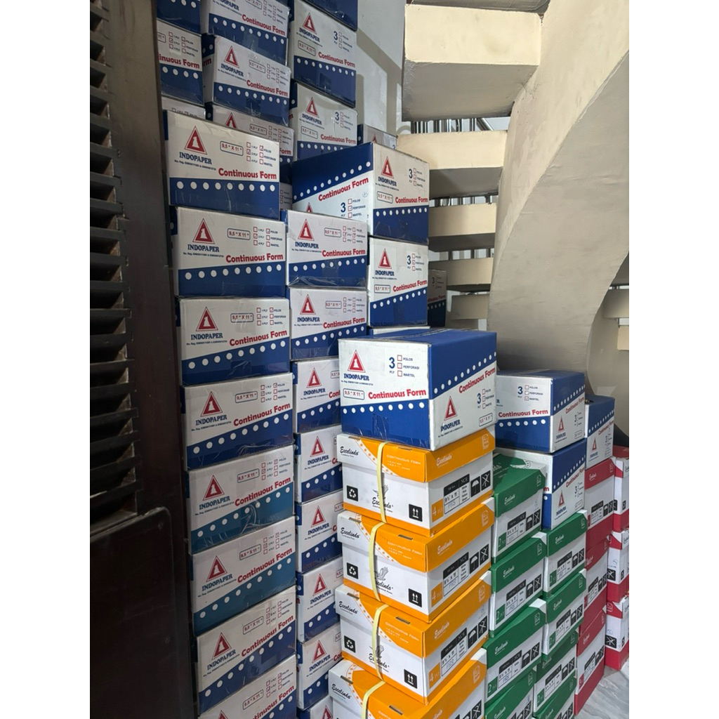 Jual Excelindo Kertas Continuous Form 2 ply NCR 9 1/2x11 Ukuran FULL ...
