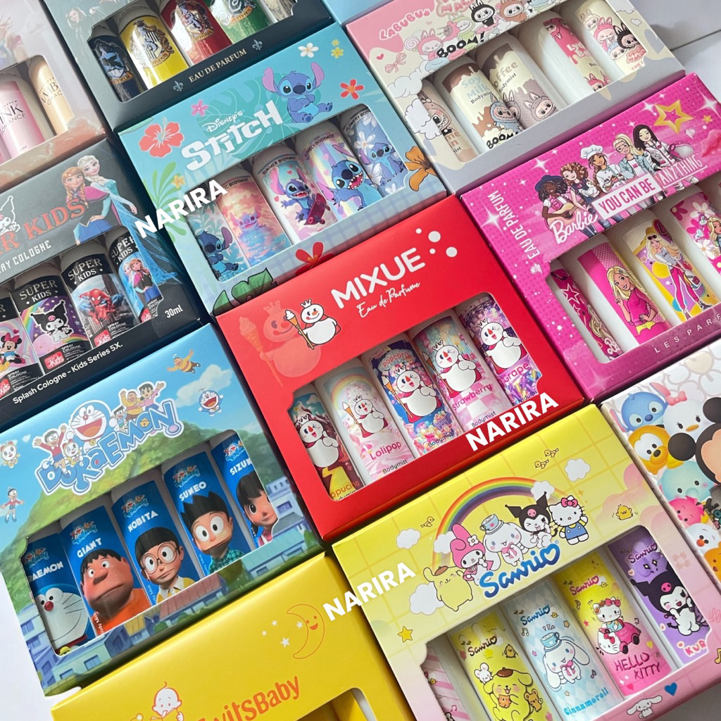 Jual PARFUM ANAK KIDS GIFTSET BOX 5IN1 | Shopee Indonesia